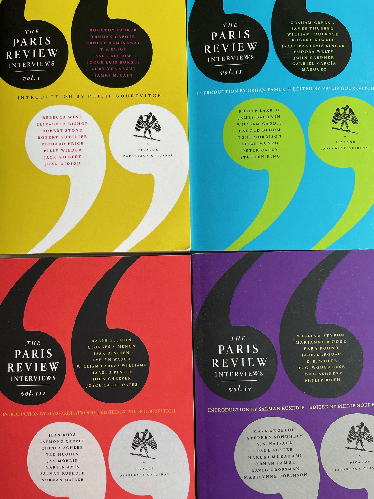 My Paris Review Interviews: Vol. I – My Ample Life